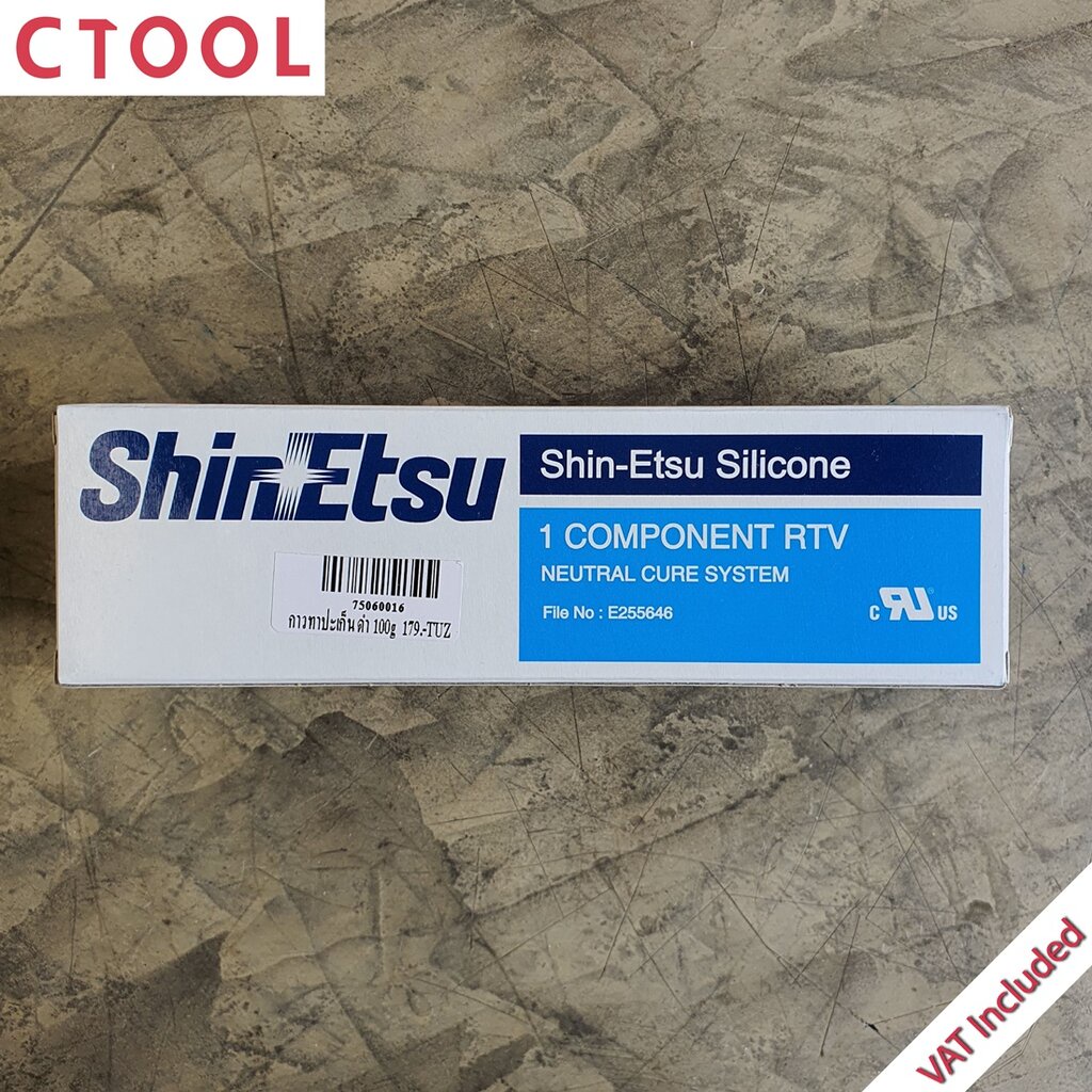 กาวทาปะเก็น ดำ Shin Etsu 100g ของแท้ (กาวโตโยต้าที่ช่างเรียกกัน) - Authentic Black One Component ...