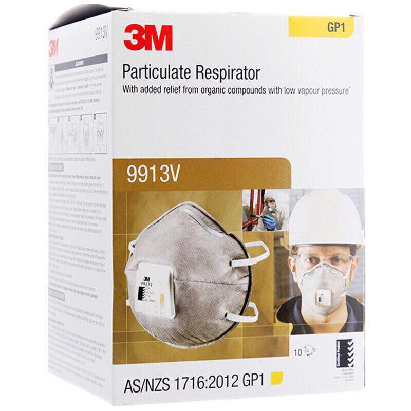หน้ากากกรองฝุ่น 3M 9913V GP1 | Shopee Thailand