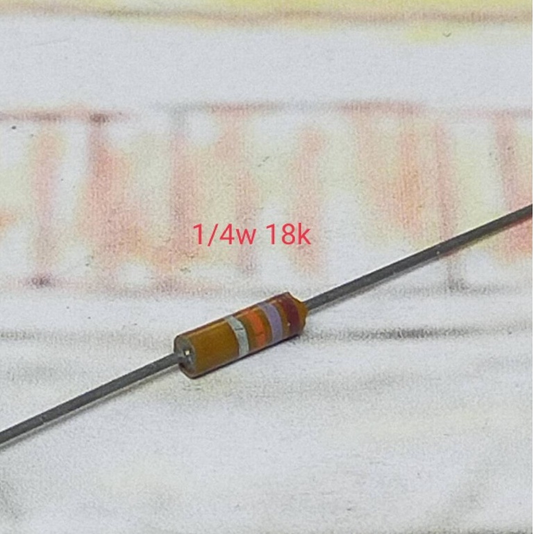 1/4w Resistor Carbon Composition ตัวต้านทาน คาร์บอนคอมโพสิต ญี่ปุ่น เก่าเก็บ ขนาด 1/4 วัตต์ (1 ...