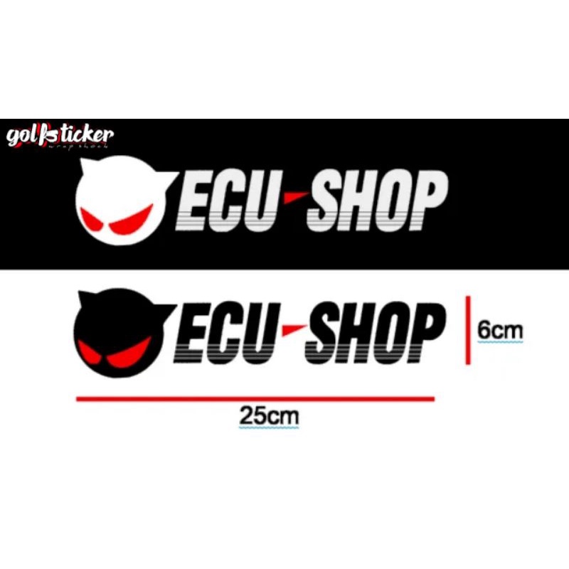 สติ๊กเกอร์ ECU SHOP | Shopee Thailand