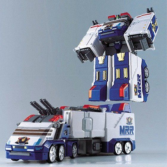 RARE Bandai Shutsugeki DX Machine Robo Rescue Siren Gary Robo MRR ...