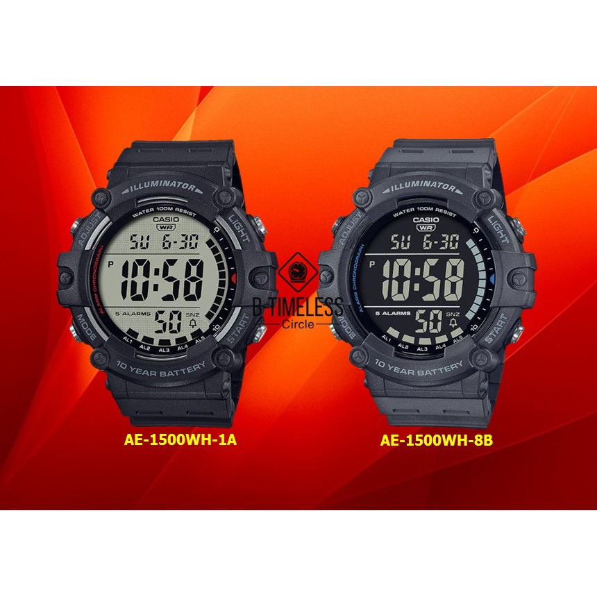 CASIO รุ่น AE-1500,AE-1500WH / AE-1500WH-1A,AE-1500WH-8B ของแท้100% รับ ...