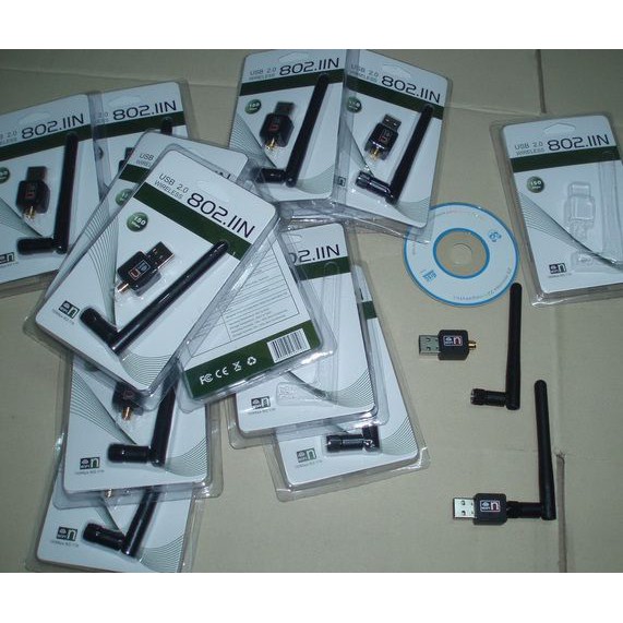 Wireless Lan Adapter Realtek RTL8188 + เสา2dBi+แผ่นไดร์เวอร์ | Shopee ...