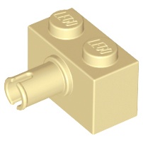 [234] ชิ้นส่วนเลโก้ Lego Part Brick, Modified 1 x 2 with Pin (2458 ...