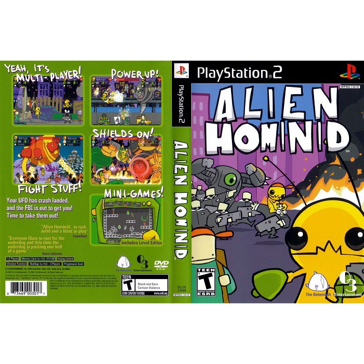 ALIEN HOMINID [PS2 US : DVD5 1 Disc] | Shopee Thailand