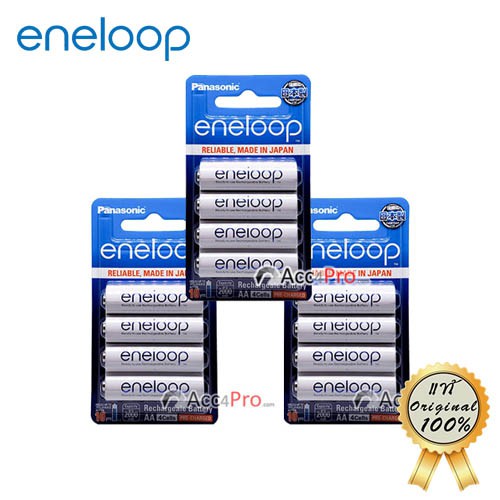 Eneloop AA 2000mAh แพค4ก้อน x 3แพค Made in Japan แท้มี มอก. | Shopee ...