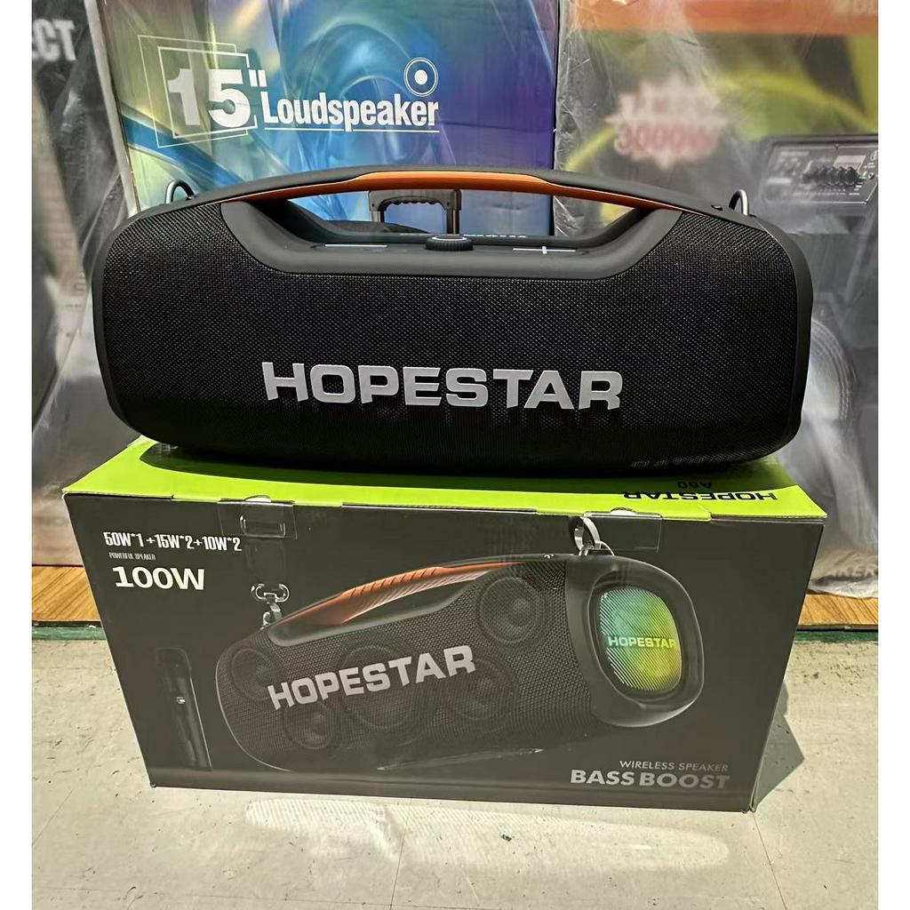 Hopestar A60 ลำโพงบลูทูธ 100 วัตต์ ฟรี ไมค์ 1 อัน ลำโพง 5 ดอก ดัง ...