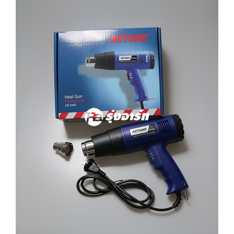 ไดร์เป่าลมร้อน ปืนเป่าลมร้อน Heat gun (1800W) RETUNE RT-883 ใช้ในงาน ...