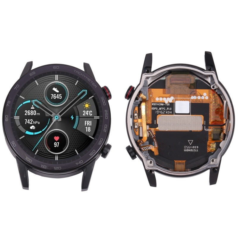 อะไหล่หน้าจอ LCD พร้อมกรอบ สําหรับ Honor Magic Watch 2 MNS-B19 46 มม. ...