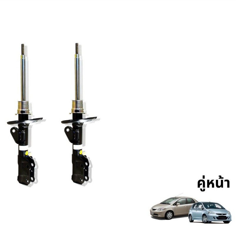 TOKICO GAS SHOCKS โช๊คอัพคู่หน้า รุ่น HONDA : CITY ZX / JAZZ GD ปี 03 ...