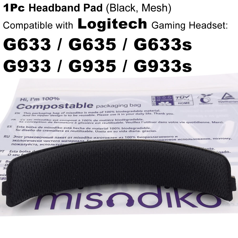 Misodiko แผ่นครอบหูฟัง แบบเปลี่ยน สําหรับ Logitech G633 G933 G635 G935 G633S G933S | Shopee Thailand
