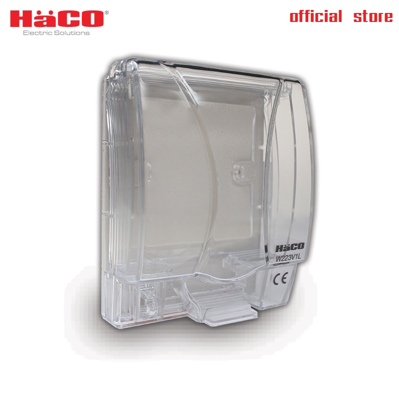 HACO หน้ากากกันน้ำ ชุดฝาครอบกันน้ำแบบใสสำหรับสวิตซ์และเต้ารับแบบลอย IP55 ใช้งานกับ M3และ M3N ...