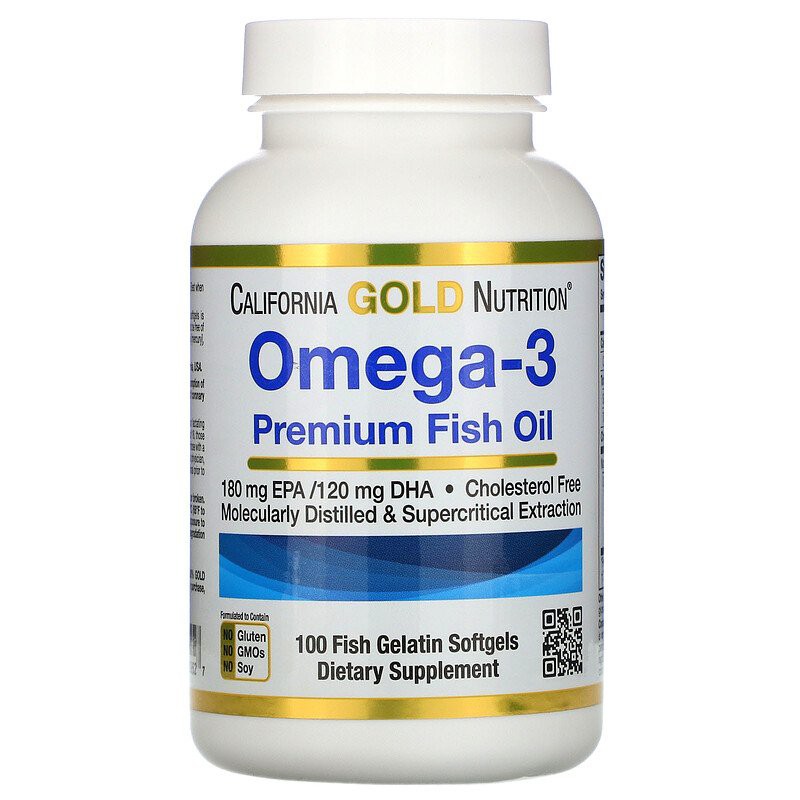 พรีออเดอร์ California Gold Nutrition Omega 3 , Omega-3, Premium Fish ...