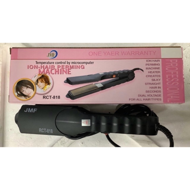 เครื่องหนีบผม JMF รุ่น RCT-818 สำหรับหนีบผมตรง สีดำ | Shopee Thailand