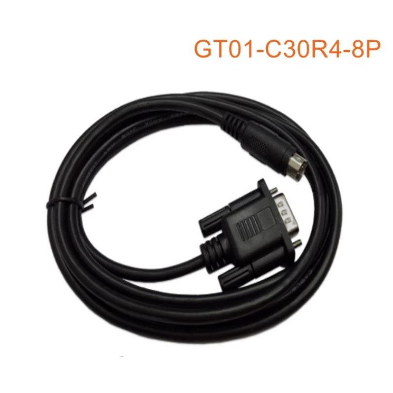 GT01-C30R4-8P สายโปรแกรม ระหว่าง GT, GS HMI TO PLC MITSUBISHI FX Series | Shopee Thailand