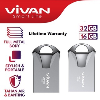 Vivan Flashdisk VMF แฟลชไดร์ฟโลหะ ขนาดเล็ก แบบพกพา ความเร็วสูง 16GB รับ ...