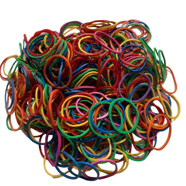 หนังยางเส้นเล็ก ยางแฟนซี รัดปากถุง 100กรัม หนังยางกระโดด ยางรัดของ ยาง ...