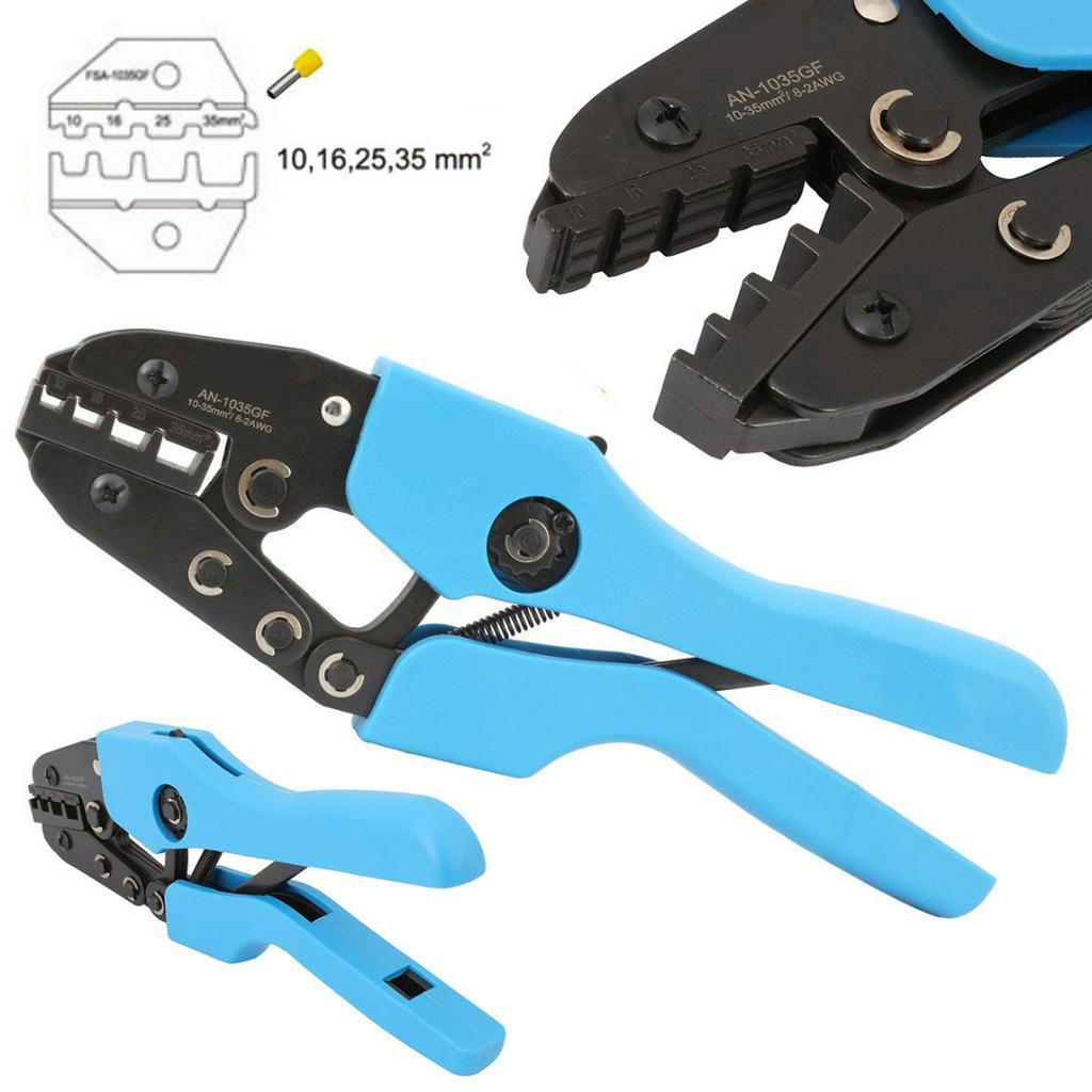 1 PC ใหม่ 10-35mm2 Ratchet Ferrule Bootlace Crimper CRIMPING เครื่องมือ ...