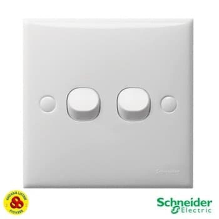 Putih Schneider Hotel Series Switch 2G Classic Clipsal Series E32_2_WE ...
