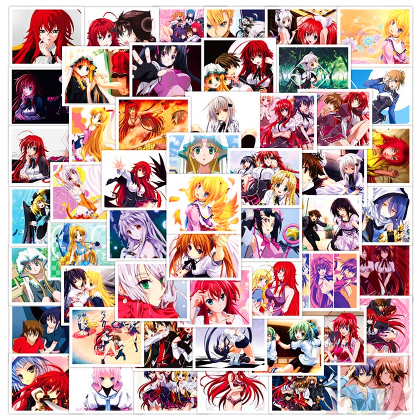High School DxD Mini Poster Stickers 50Pcs/Set Rias Gremory DIY Fashion ...