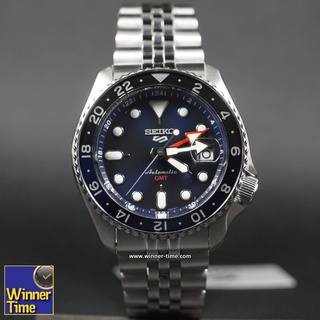 นาฬิกา Seiko 5 Sports GMT รุ่น SSK003K1,SSK003K,SSK003,หน้าปัดสีน้ำเงิน ...