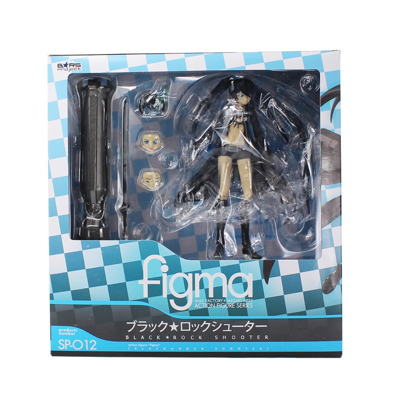 โมเดลฟิกเกอร์ PVC อนิเมะ Black Rock shooter hEIY Figma SP012 Black Rock ...