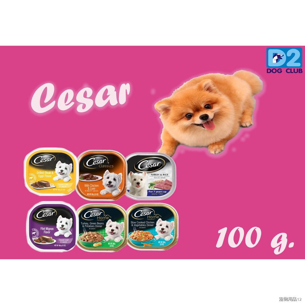 ☫Cesar Tray Dog Food ซีซ่าร์ อาหารสุนัข อาหารเปียกสุนัข แบบถาด ขนาด 100 ...