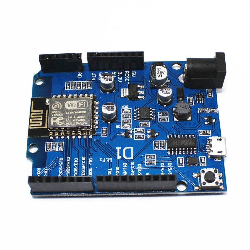 WeMos บอร์ดโมดูล ไวไฟ ในตัว D1 WiFi Arduino UNO R3 CH340 ESP8266 ESP ...