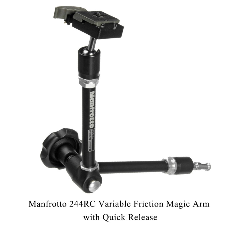 Manfrotto 244RC Variable Friction Magic Arm with Quick Release ประกัน 5 ...