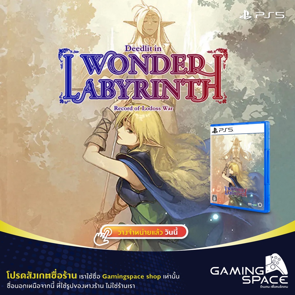 PS5 : มือ 1 Record Of Lodoss War : Deedlit In Wonder Labyrinth (z2/jp ...