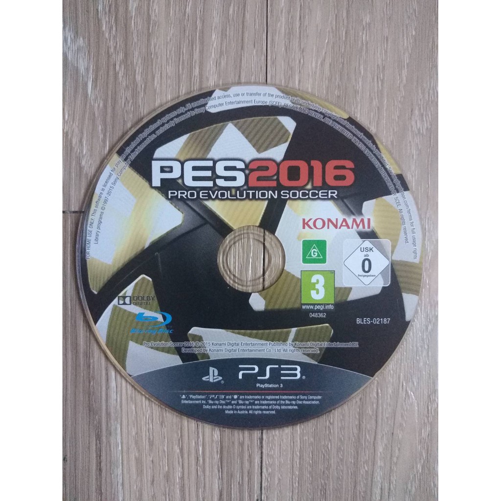 แผ่น PS3 PRO EVOLUTION 2016 PES 2016 (ENG) | Shopee Thailand