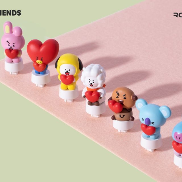 ตัวติดคีบอร์ด BT21 (TATA, COOKY) | Shopee Thailand