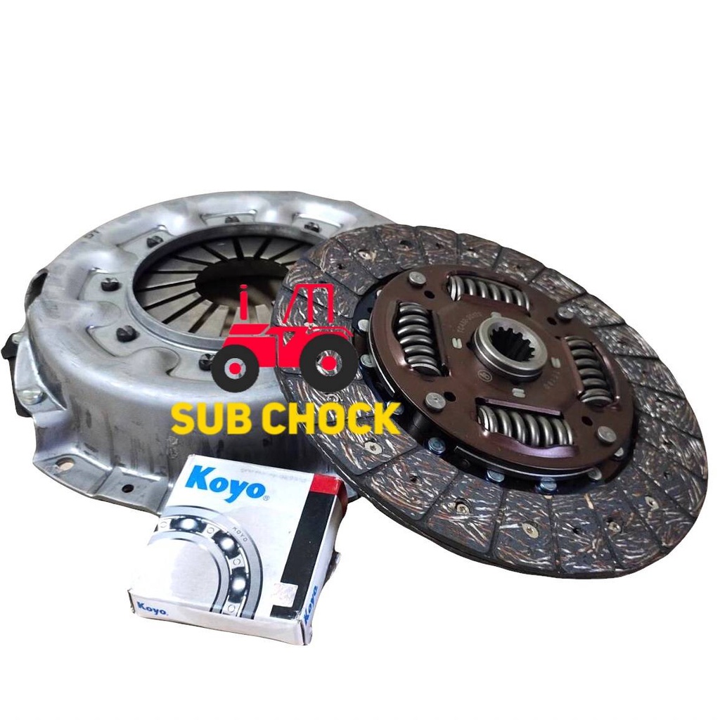 รังคลัช+แผ่น+ลูกปืน รถไถ คูโบต้า รุ่น L4508 / L4708 / L5018 (9.1/2นิ้ว ...