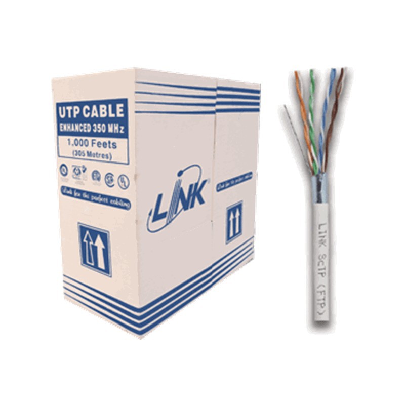 Link CAT5e UTP Cable Original box ความยาว 100 | 305 เมตร | Shopee Thailand