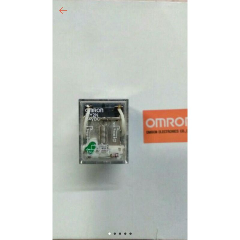 OMRON Relay MY2N รุ่นเก่า 8ขา 6VDC 24VDC 110VAC 220VAC | Shopee Thailand
