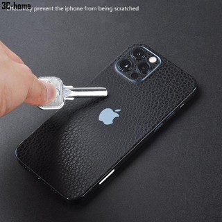 พร้อมส่ง สติ๊กเกอร์ iPhone 12 Pro Max Mini Simulated Leather 360 ...
