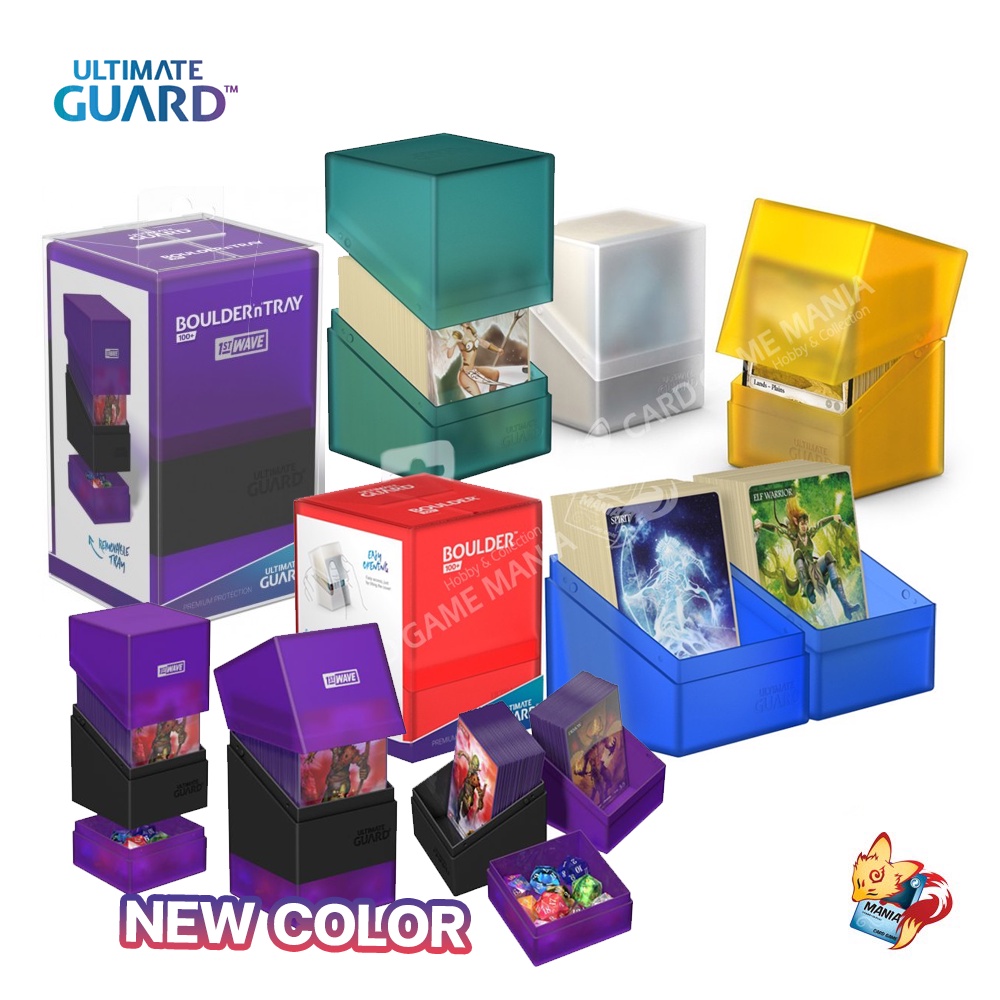 [Ultimate Guard][Deck Box] กล่องเก็บการ์ด Boulder Deck Box 80/100 ...