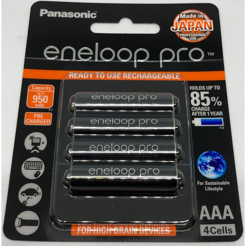 Panasonic Eneloop Pro Aaa Mah 950 แพ๊ค 4 ก้อน Shopee Thailand