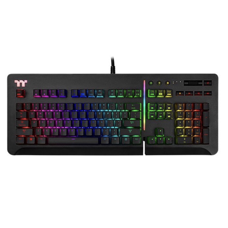 Thermaltake Level 20 RGB Titanium Gaming Keyboard (Blue Switch ...