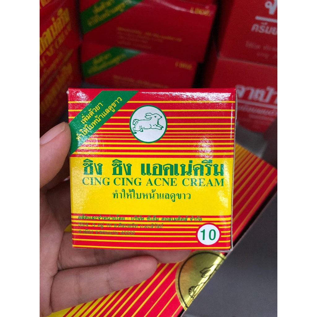 🔥🔥 🔥แพ็ค 6 ครีมซิง ซิง แอคเน่ครีม CING CING ACNE CREAM | Shopee Thailand