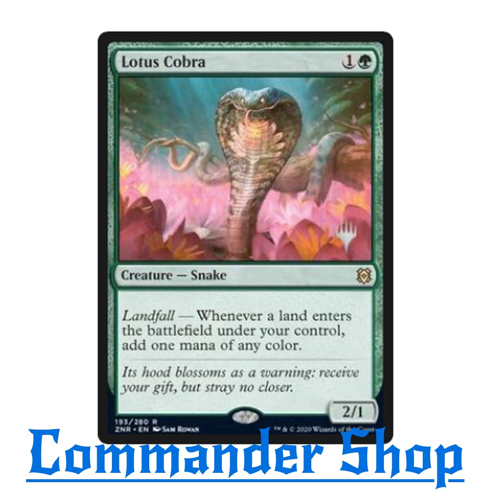 Lotus Cobra (Creature - Snake) Green การ์ด Magic The Gathering (MTG) | Shopee Thailand