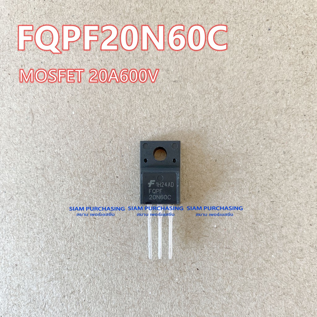 FQPF20N60C MOSFET มอสเฟต 20A 600V 20N60C FQPF20N60 | Shopee Thailand
