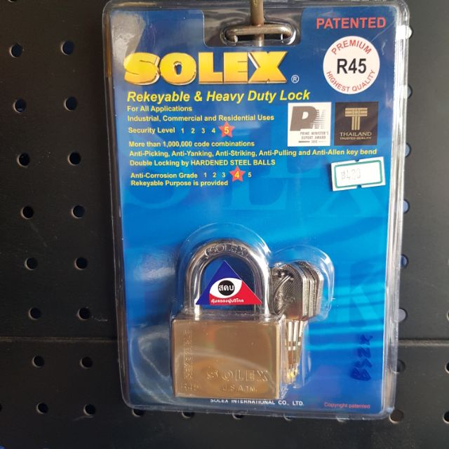 กุญแจลูกปืนคอสั้น SOLEX R45 45MM PB | SOLEX | Shopee Thailand