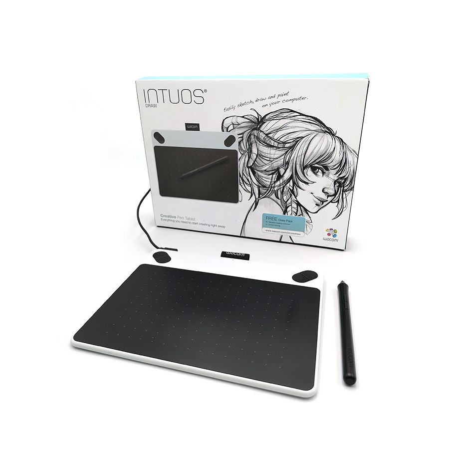 เม้าส์ปากกา Wacom Intuos Draw ctl-490/w0 | Shopee Thailand