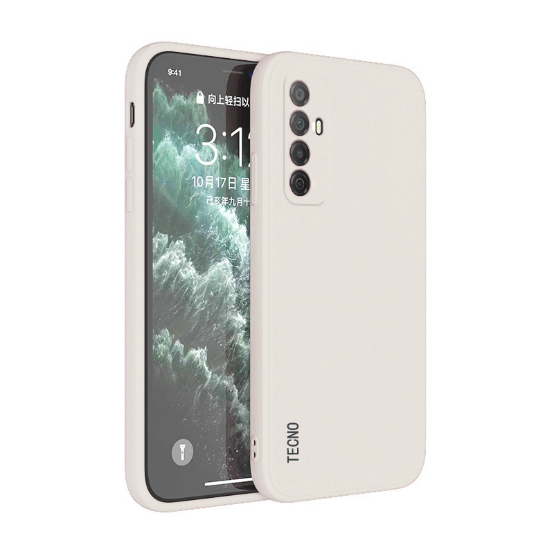 เคสโทรศัพท์ซิลิโคน Tecno Spark 7 Pro 7P 5 6 Air 6 Go 2020 2021 /Pouvoir ...
