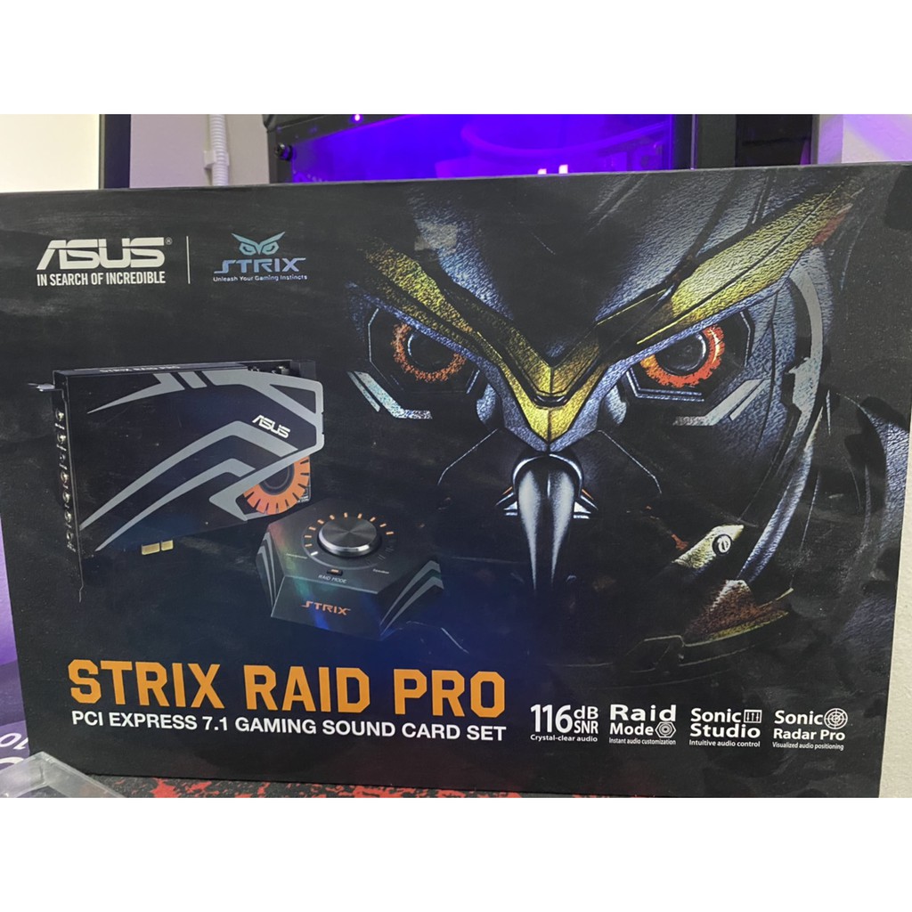ASUS STRIX RAID PRO SOUND CARD | Shopee Thailand
