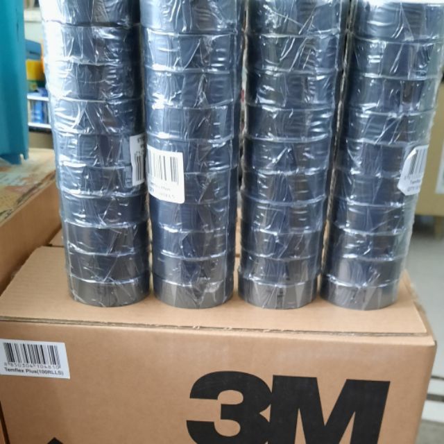 เทป 3M สีดำ Temflex Plus ของแท้ | Shopee Thailand