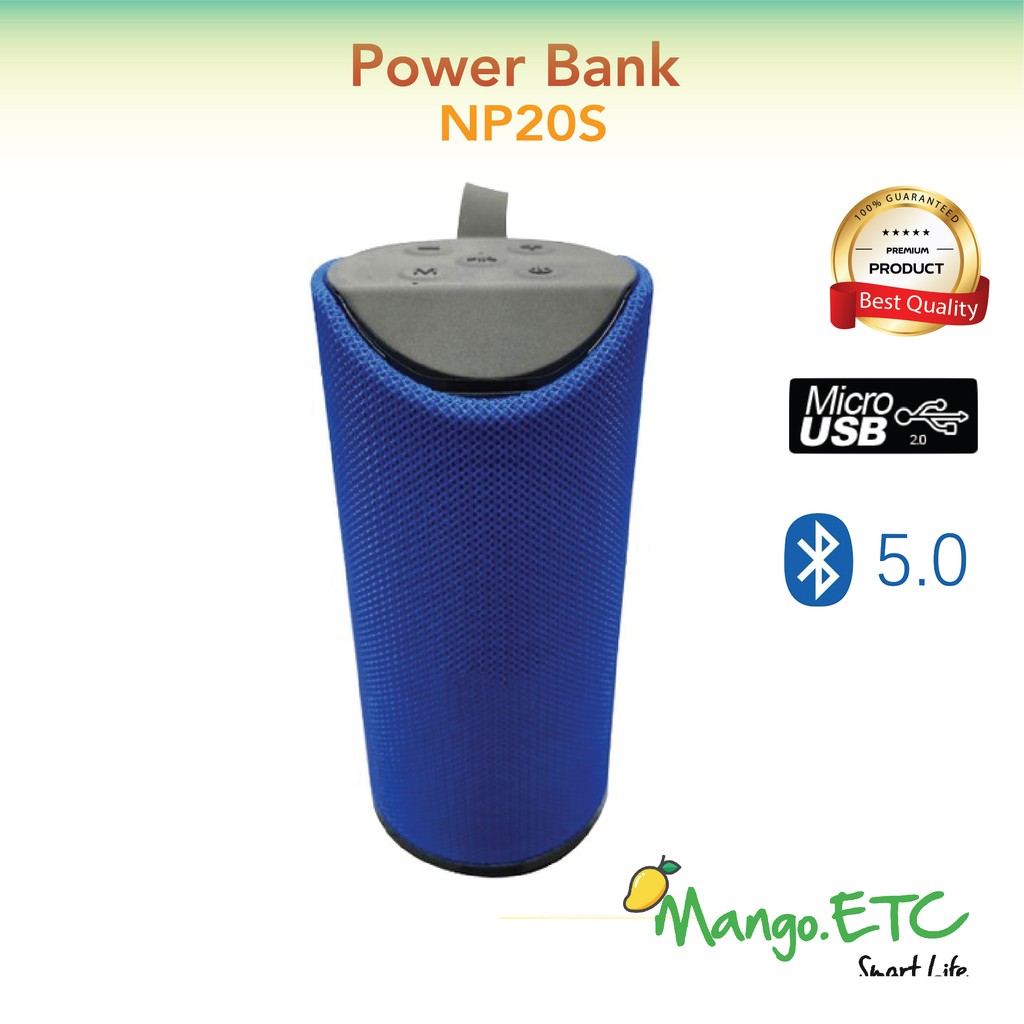 ลำโพงบลูทูธ Mini Speaker รุ่น NP20S ลำโพง Bluetooth เสียงดี พกพาง่าย NINJA | Shopee Thailand