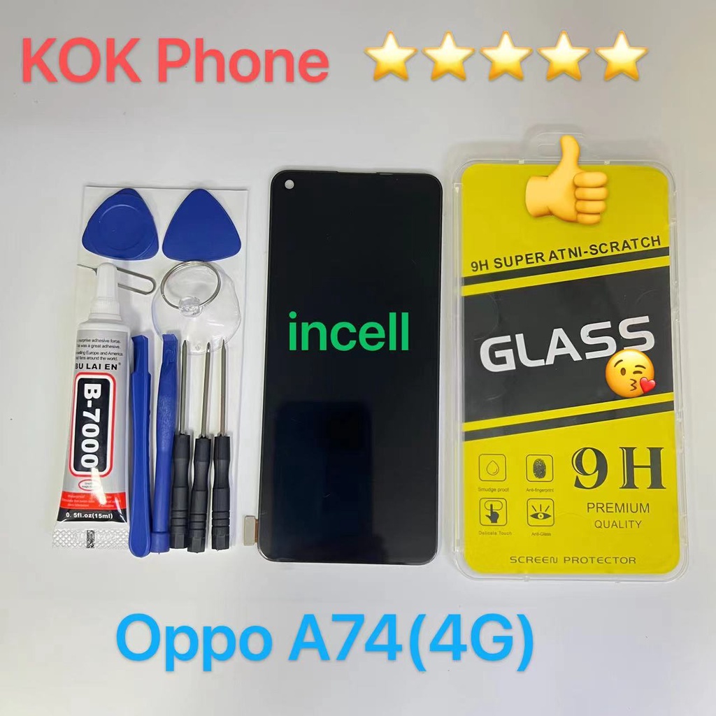 ชุดหน้าจอ Oppo A74(4G) แถมฟิล์มพร้อมชุดไขควง | Shopee Thailand