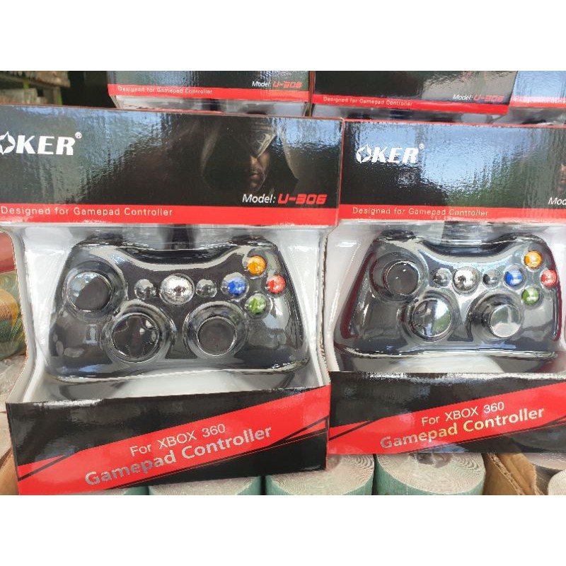 OKER U-306 Xbox 360 Gamepad Controller (จอยเกมมิ่ง) (สำหรับ PC/Xbox ...